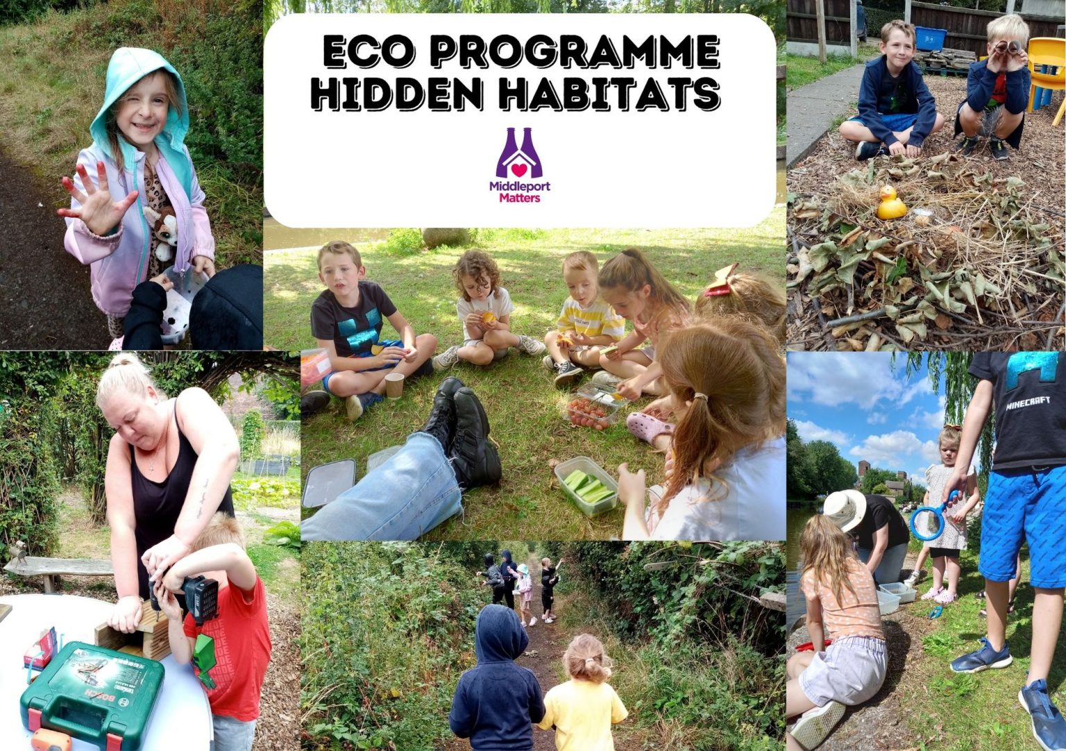 Summer Eco Programme "Hidden Habitats" - Middleport Matters