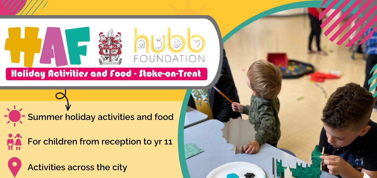 Summer Holiday Activities & Food (HAF) 2023 - Middleport Matters